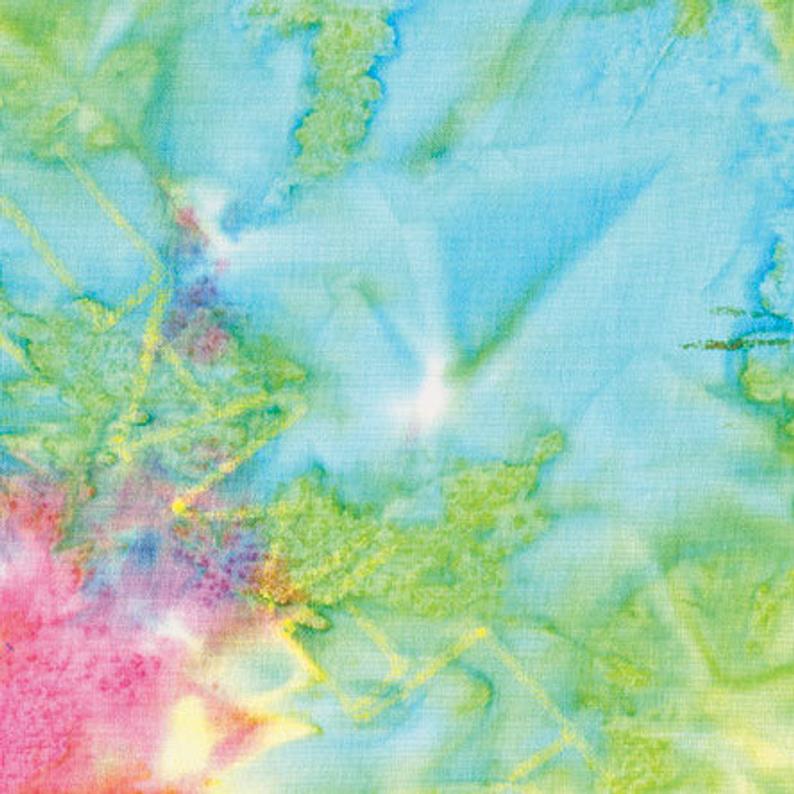 Fresh Batiks – FBT01-54 – Multicolor Watercolor – Clothworks Minerals ...
