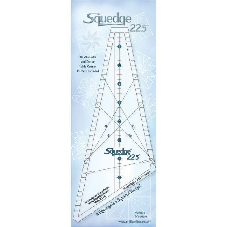 Squedge 22.5 Degree Template Tool – Phillips Fiber Art – Cheryl ...