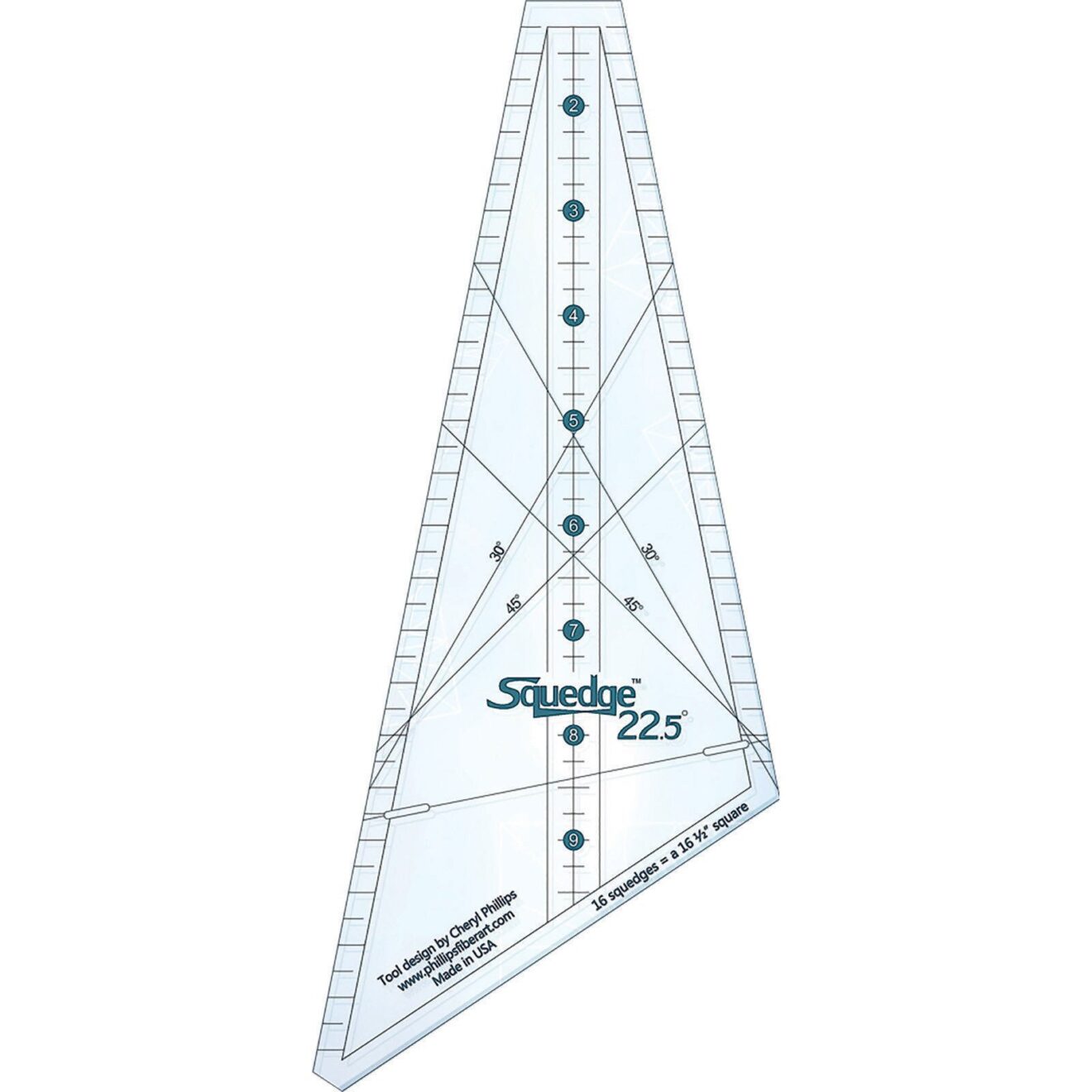 Squedge 22.5 Degree Template Tool – Phillips Fiber Art – Cheryl ...