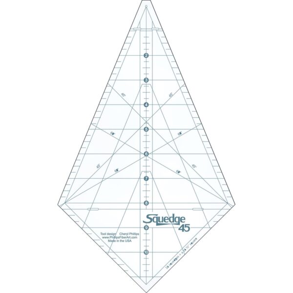 Squedge 45 Degree Template Tool – Phillips Fiber Art – Cheryl Phillips ...