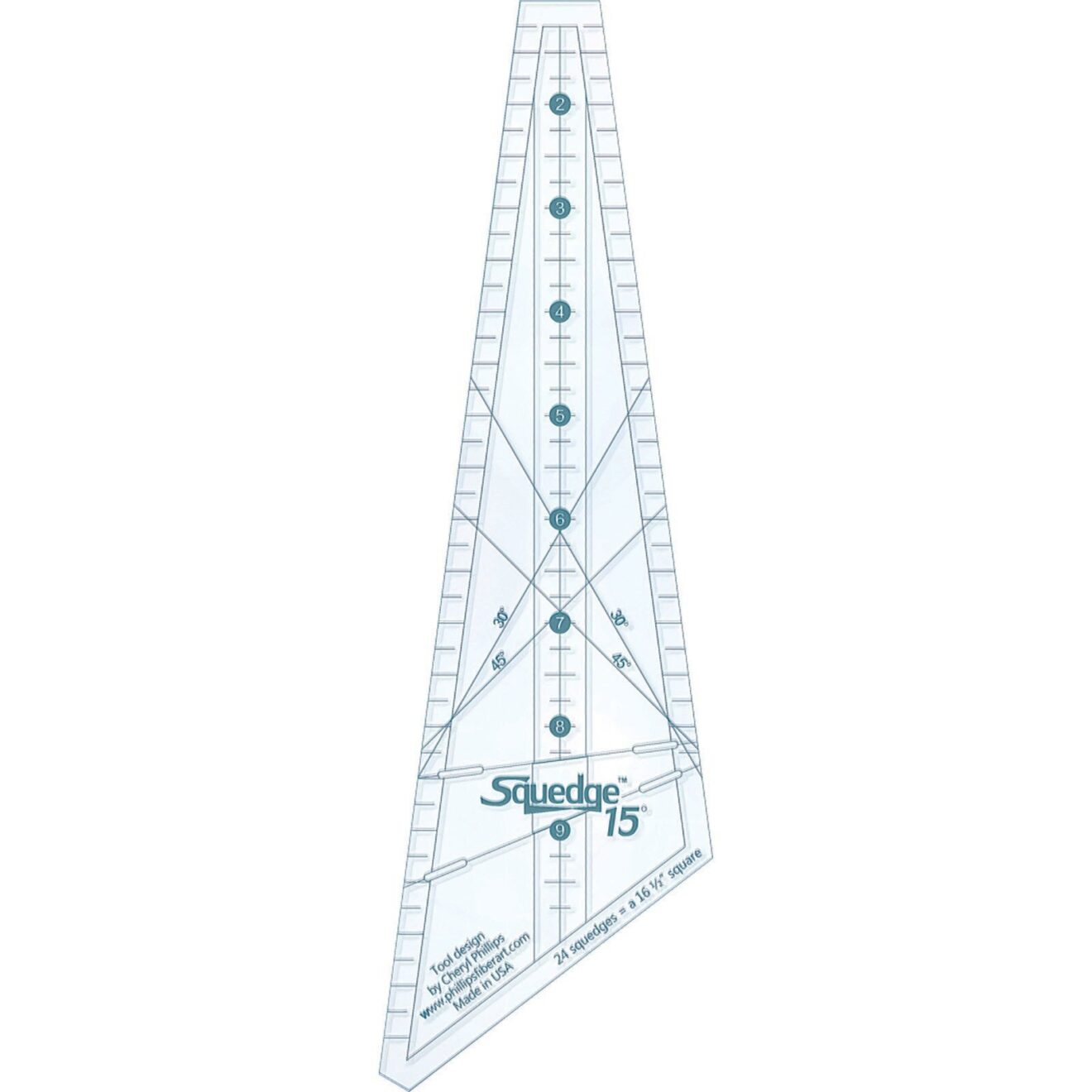 Squedge 15 Degree Template Tool – Phillips Fiber Art – Cheryl Phillips ...