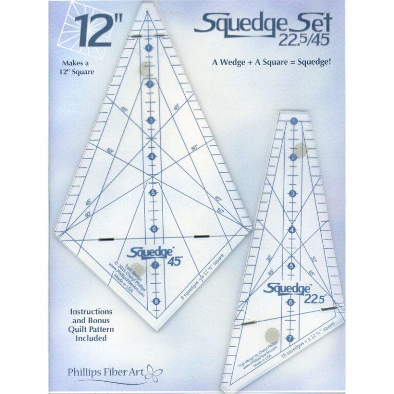 Squedge 45 & 22.5 Degree Template Tool – Phillips Fiber Art – Cheryl ...