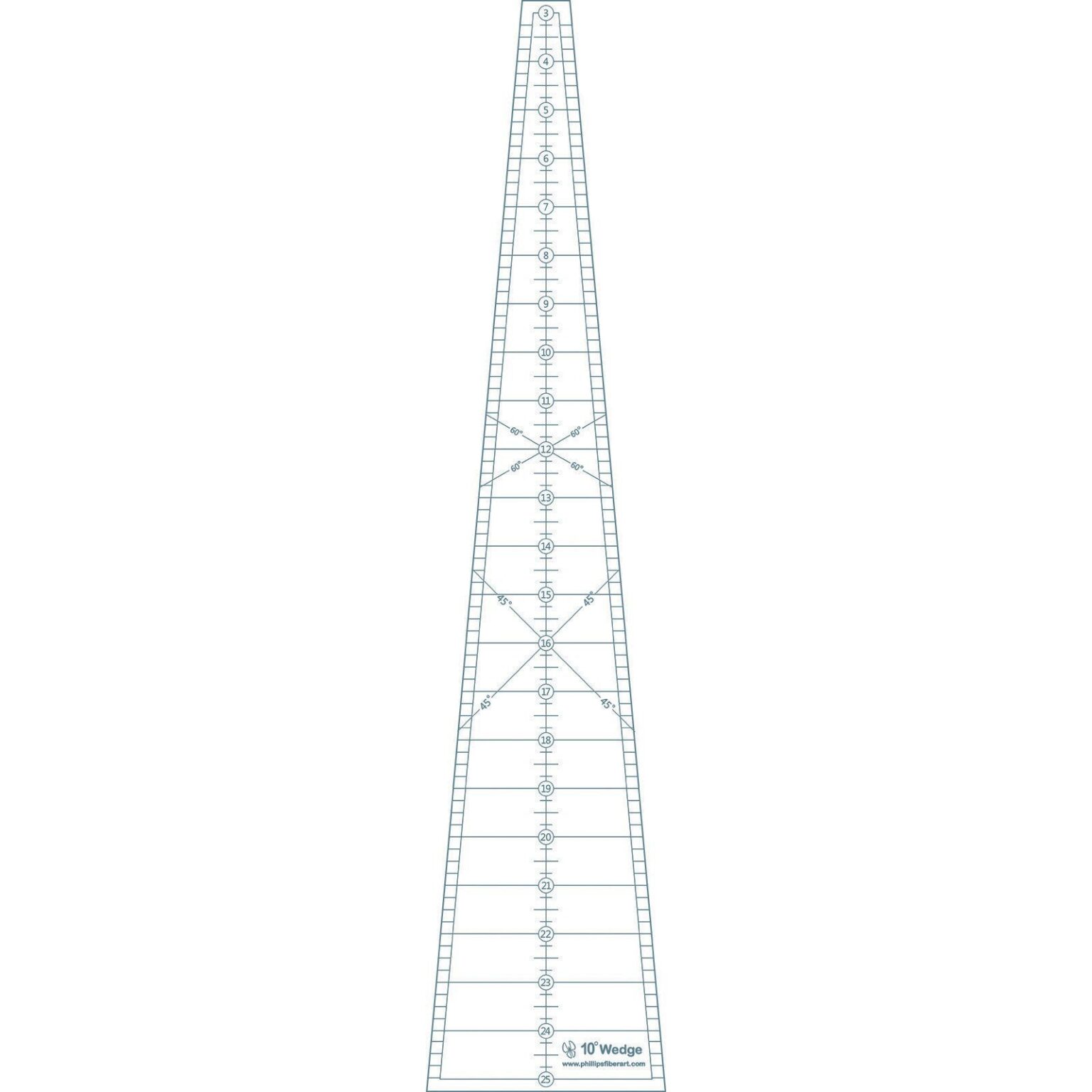 10 Degree Wedge Template Tool – Phillips Fiber Art – Cheryl Phillips ...