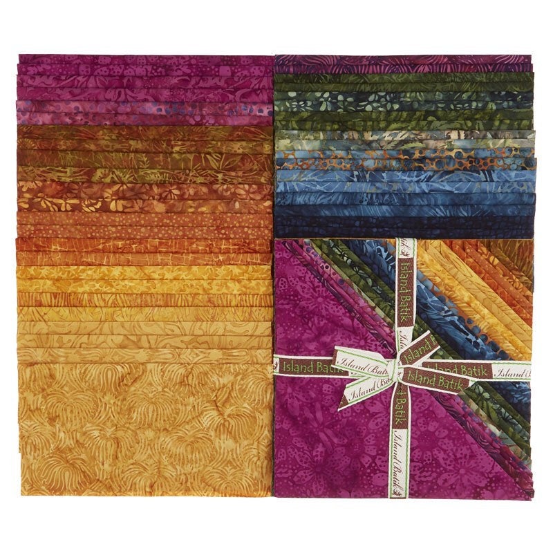 Island Batik – Brandywine – 10″ Squares – Stack ST – Deep Autumn ...