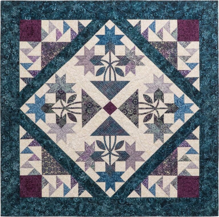 CAROLINA LILY: Four Block Quilt Pattern – Deb Tucker – Studio 180 ...