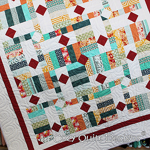 Drop Diamonds Quilt Pattern – Cozy Quilt Designs – Daniela Stout ...
