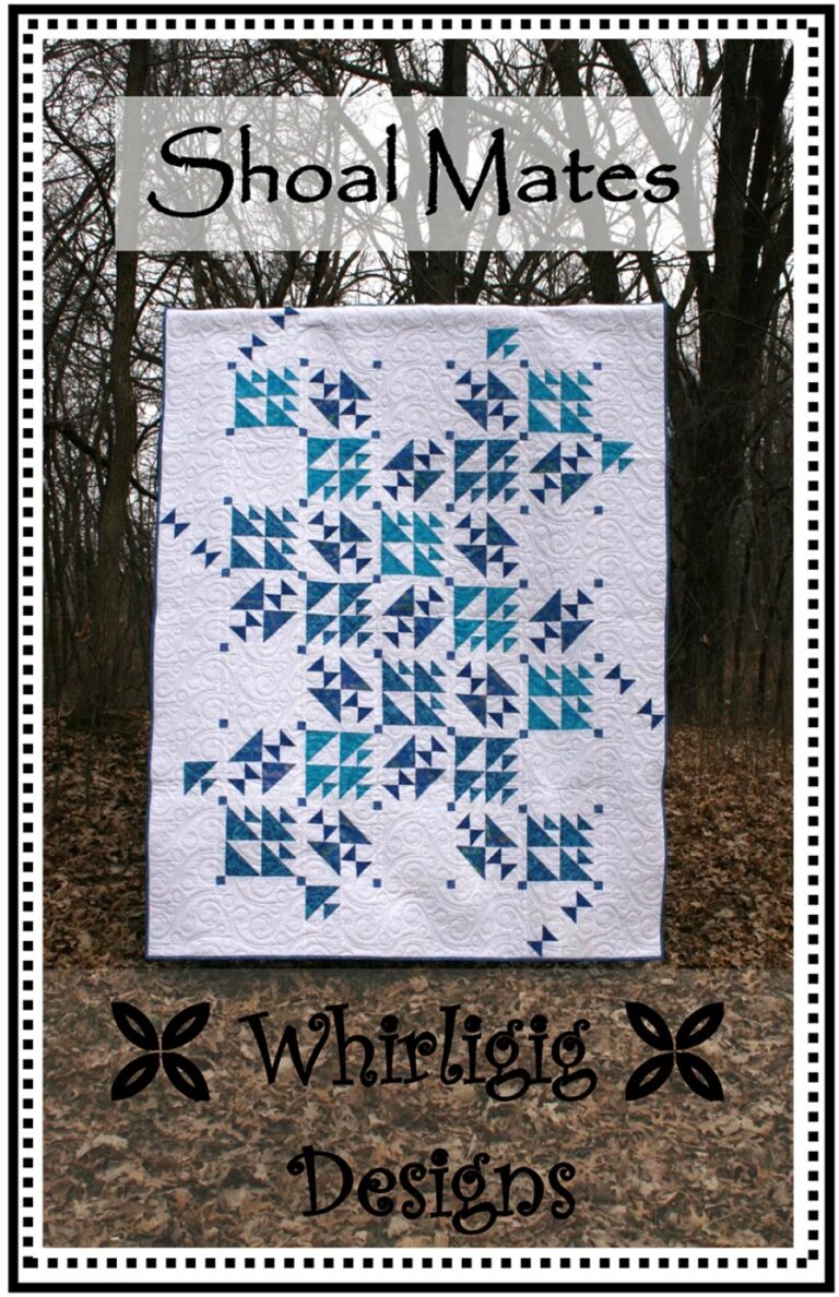 SHOAL MATES Quilt Pattern – Chris Hoover – Whirligig Designs ...