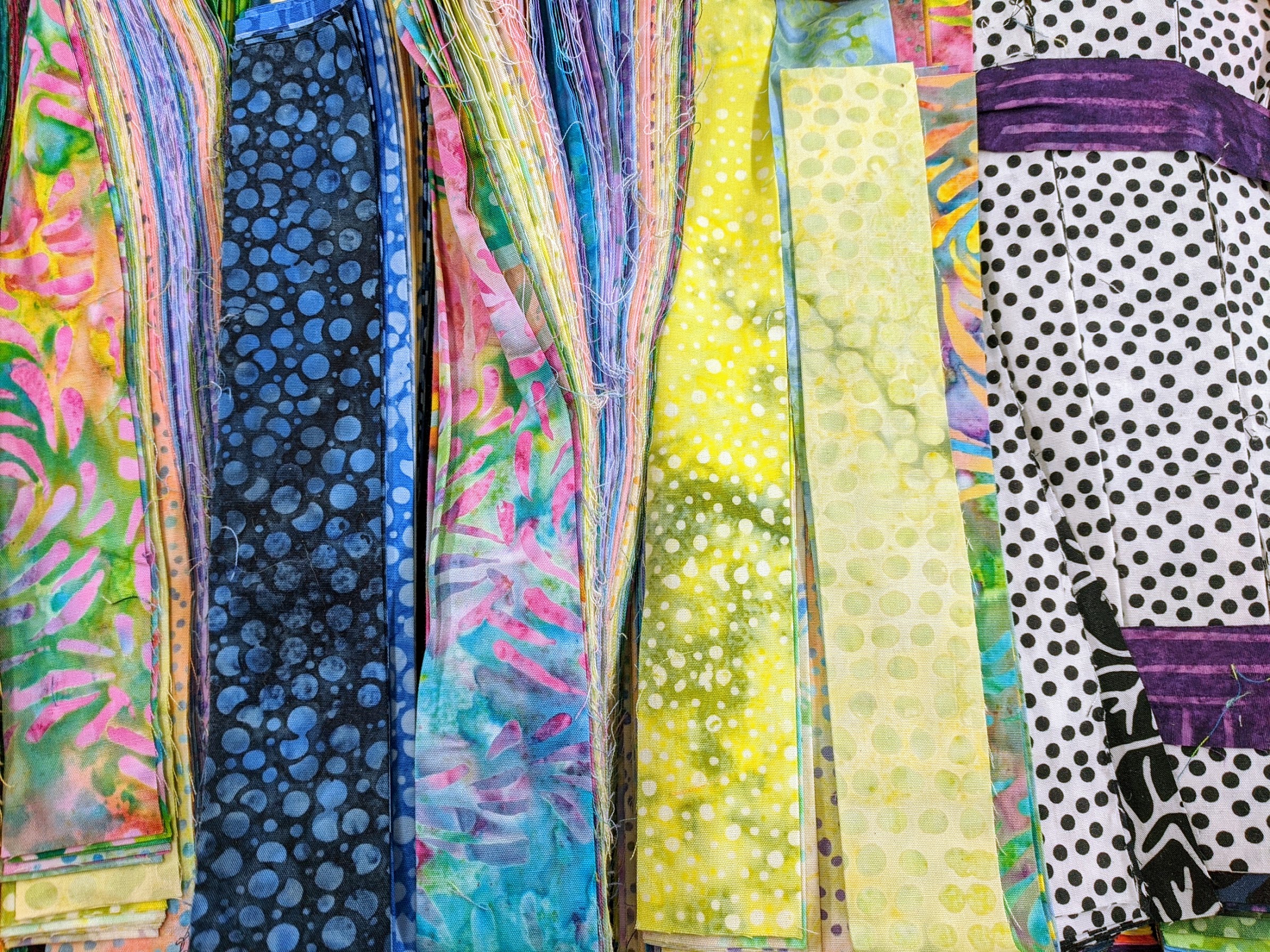 Island Batik Strip Pack Remnants – 69 Collection Group Cuts – CREEKSIDE ...