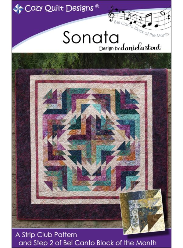 BEL CANTO: CODA Quilt Pattern – Cozy Quilt Designs – Daniela Stout ...