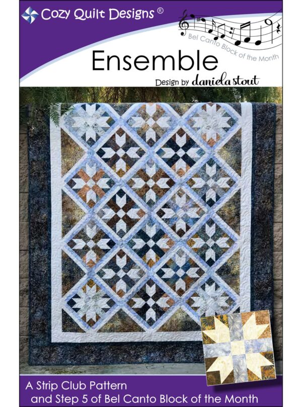 BEL CANTO: CODA Quilt Pattern – Cozy Quilt Designs – Daniela Stout ...