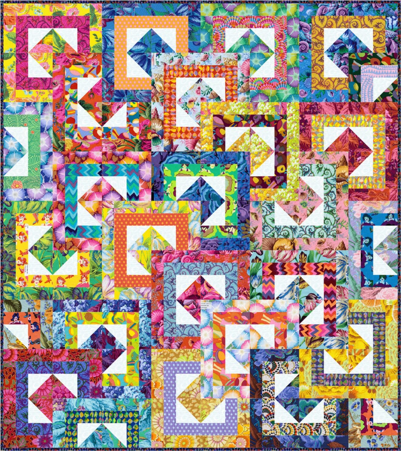 All Stacked Up Quilt Pattern – Colourwerx – Colorful Contemporary ...