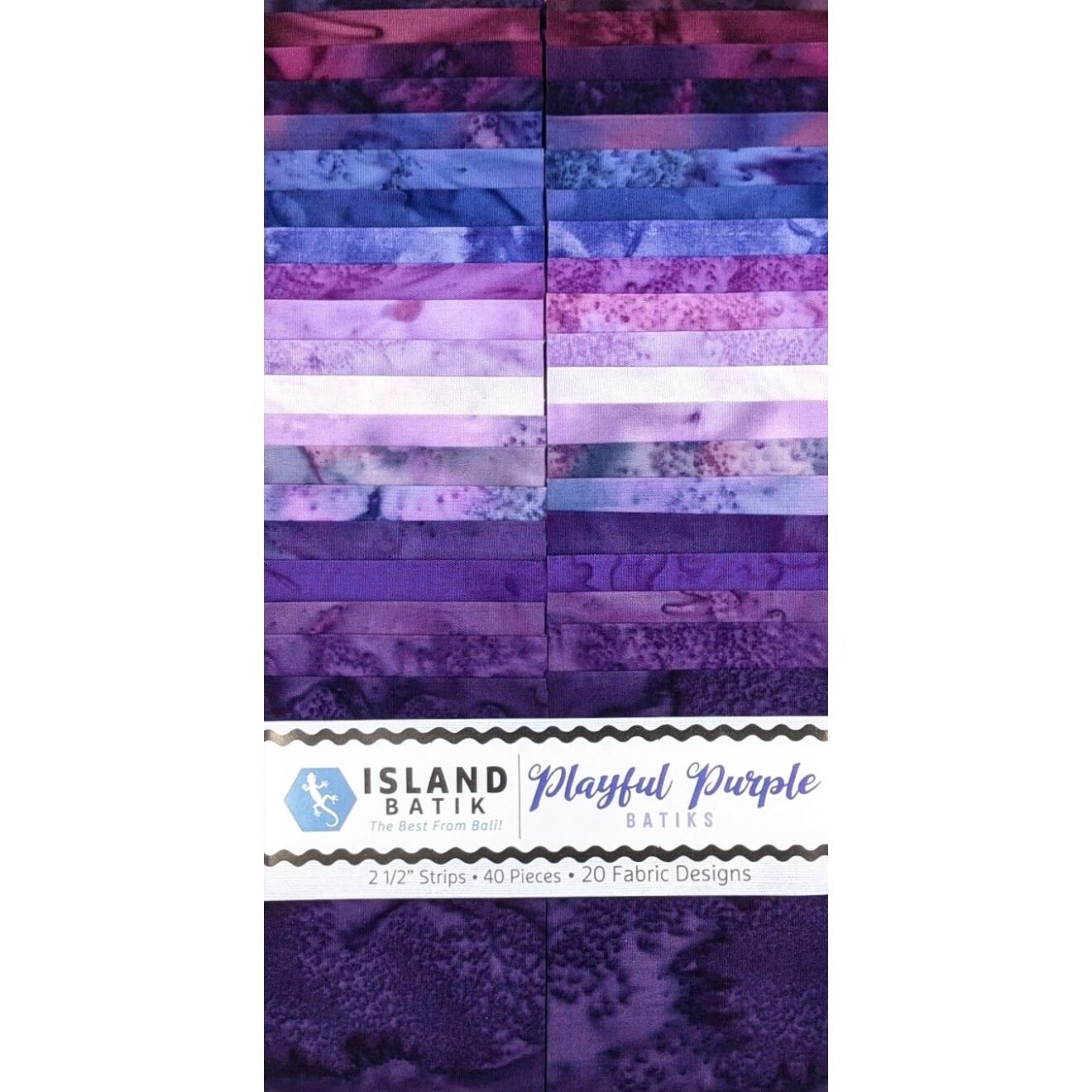 Island Batik – IB 2.5″ Strip Pack SP – Playful Purple – Foundations ...