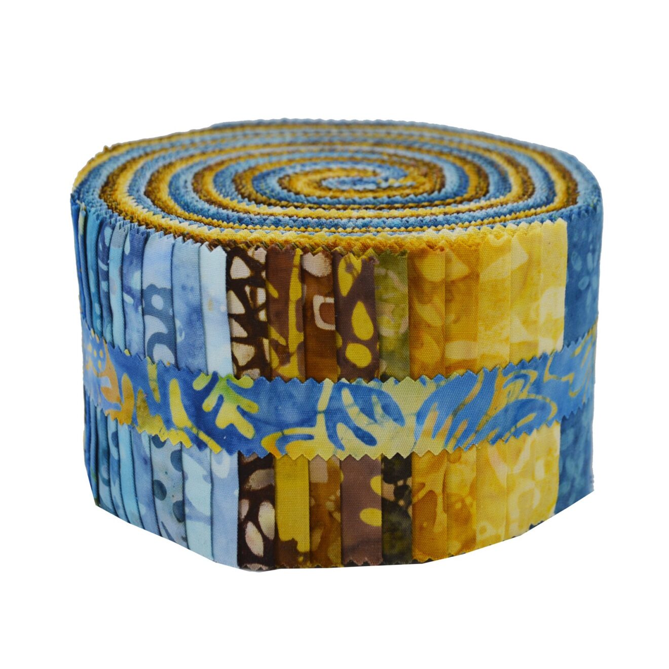 Maywood Studio – 2.5″ Ocean Fabric Strips – Java Batik Jelly Roll ...