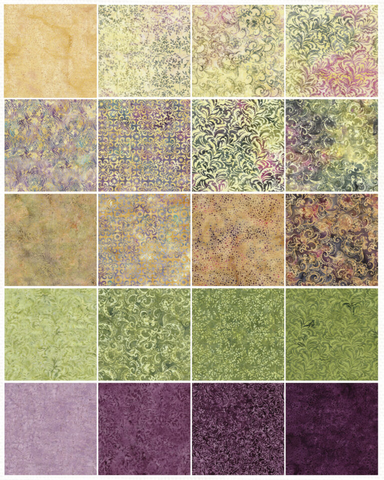 Island Batik – IB 10″ Fabric Stack ST – Victorian – CREEKSIDE QUILTS