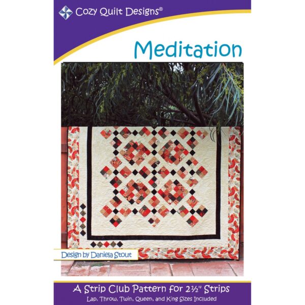 Meditation Quilt Pattern – Cozy Quilt Designs – Daniela Stout – Strip ...