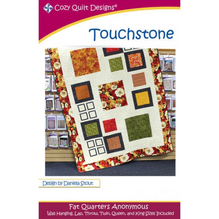 Touchstone Quilt Pattern – Cozy Quilt Designs – Daniela Stout – Fat ...