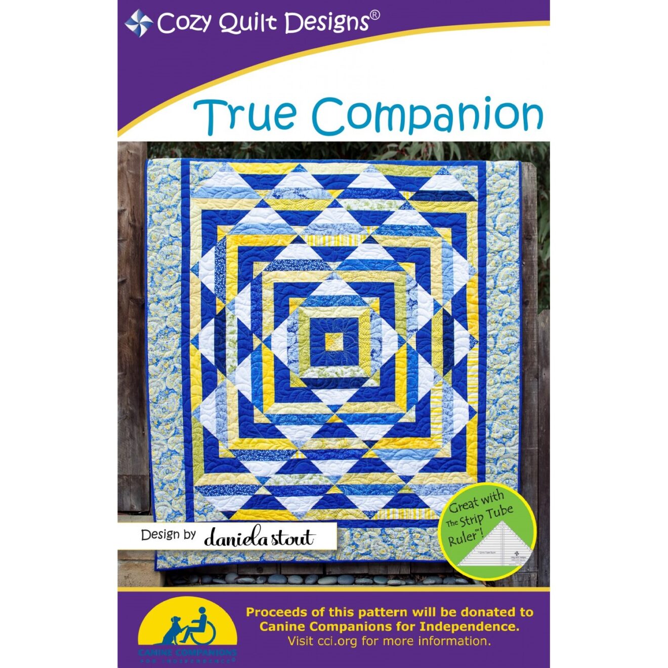 True Companion Quilt Pattern – Cozy Quilt Designs – Daniela Stout ...