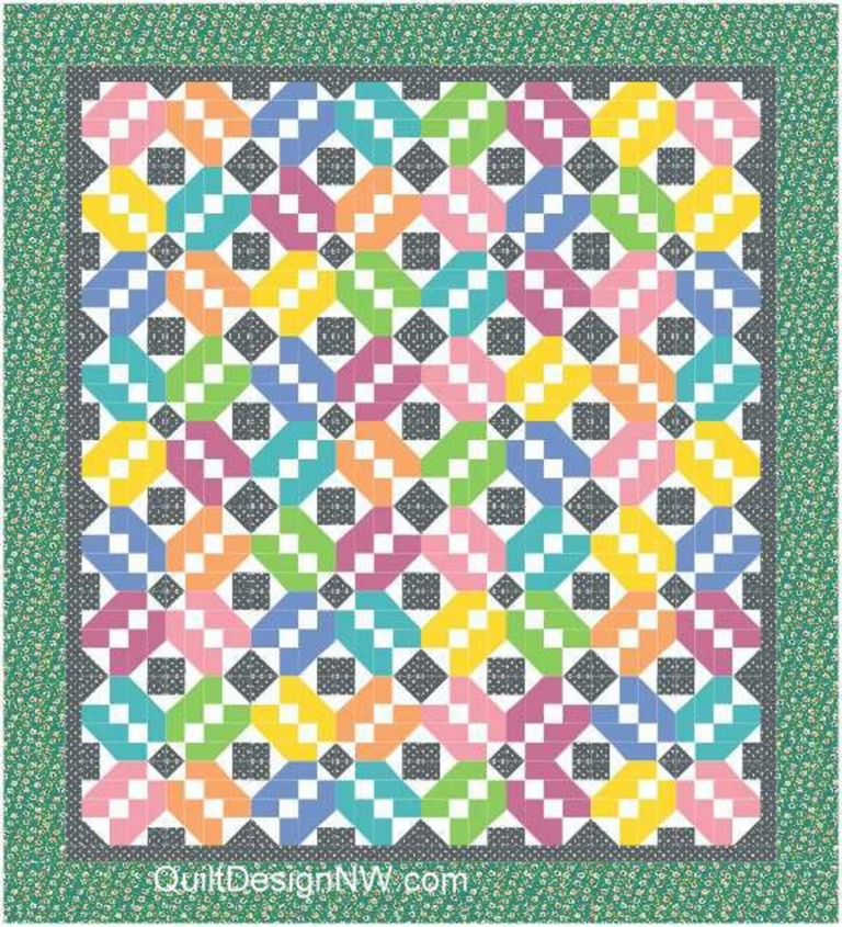 Gathering Quilt Pattern – Marjorie Rhine – Quilt Design NW – CREEKSIDE ...
