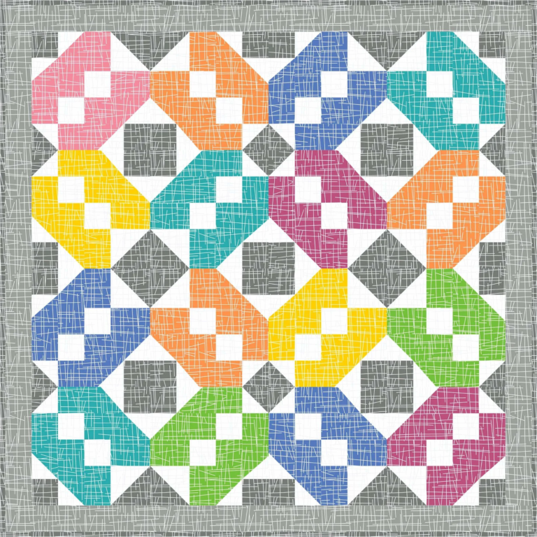 Gathering Quilt Pattern – Marjorie Rhine – Quilt Design NW – CREEKSIDE ...