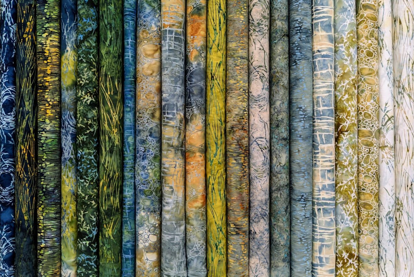 Island Batik – IB 10″ Fabric Stack ST – Riverwalk – CREEKSIDE QUILTS