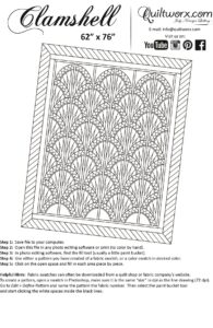 Clamshell – Foundation Paper Piecing Quilt Pattern – Quiltworx – Judy ...