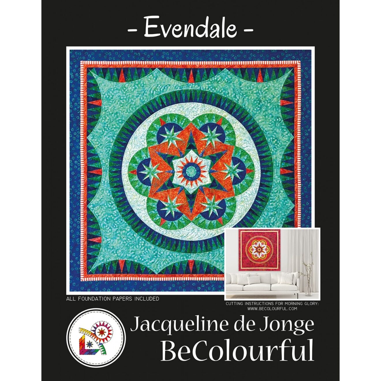 Evendale – Foundation Paper Piecing Pattern – BC2203 – Be Colourful ...