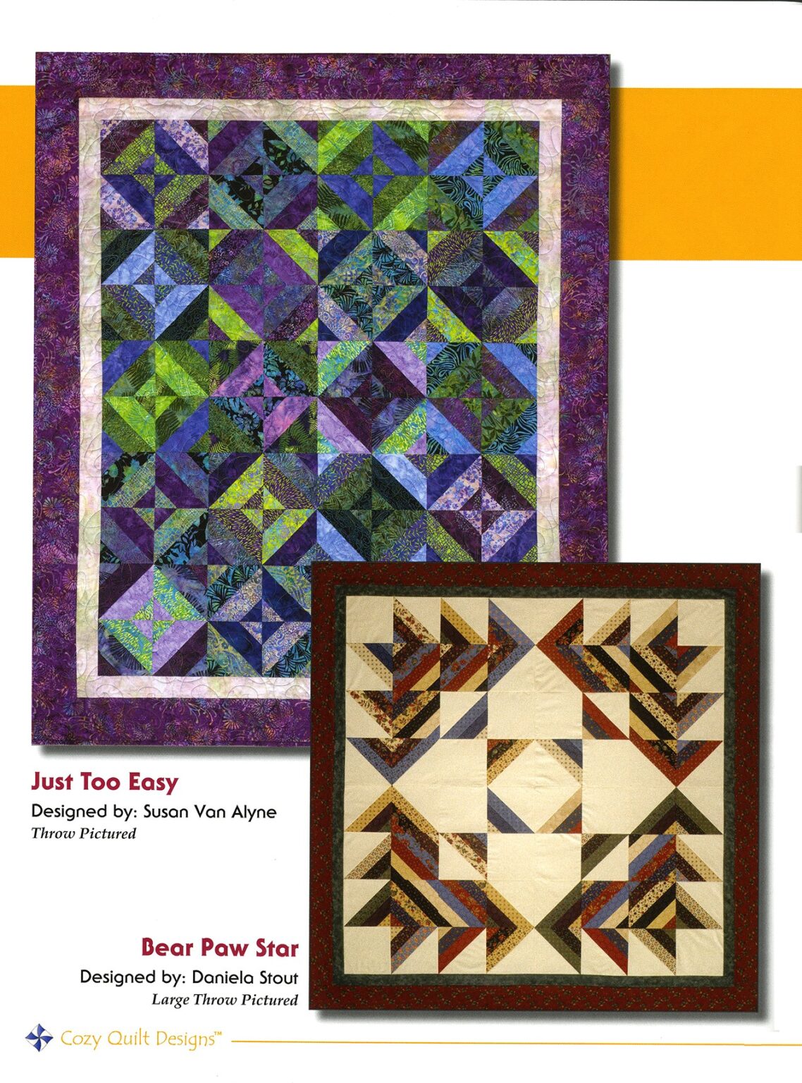 Strip Tubing Pattern Booklet – Cozy Quilt Designs – Daniela Stout ...