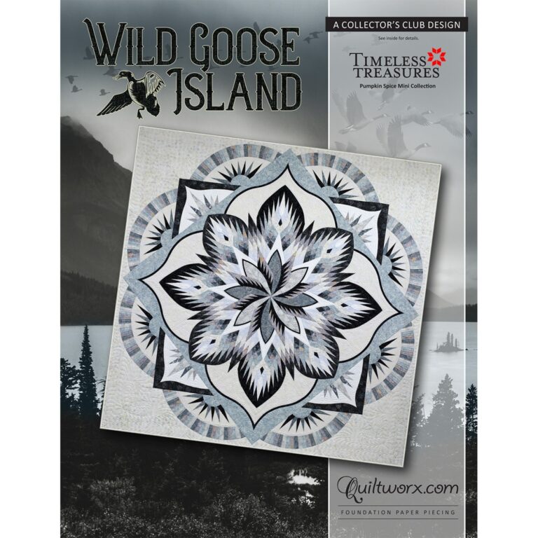 Wild Goose Island – Foundation Paper Piecing Quilt Pattern – Quiltworx ...