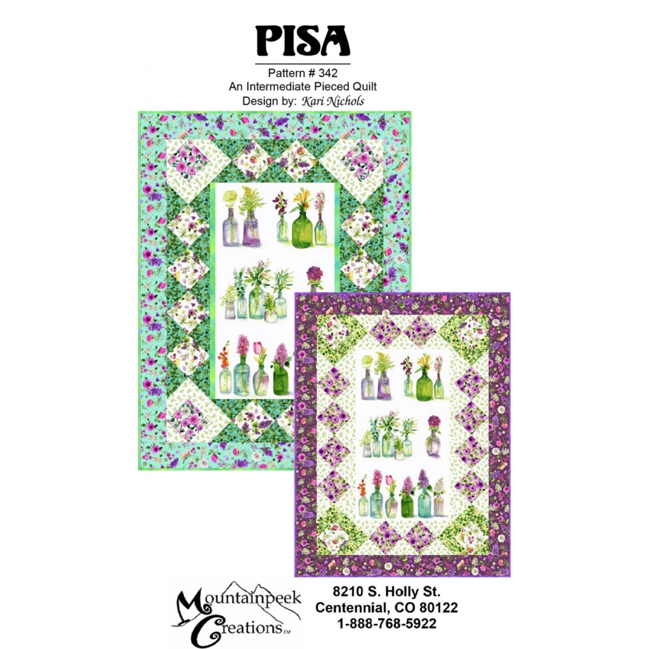 Pisa Quilt Pattern – Mountainpeek Creations – Kari Nichols – CREEKSIDE ...
