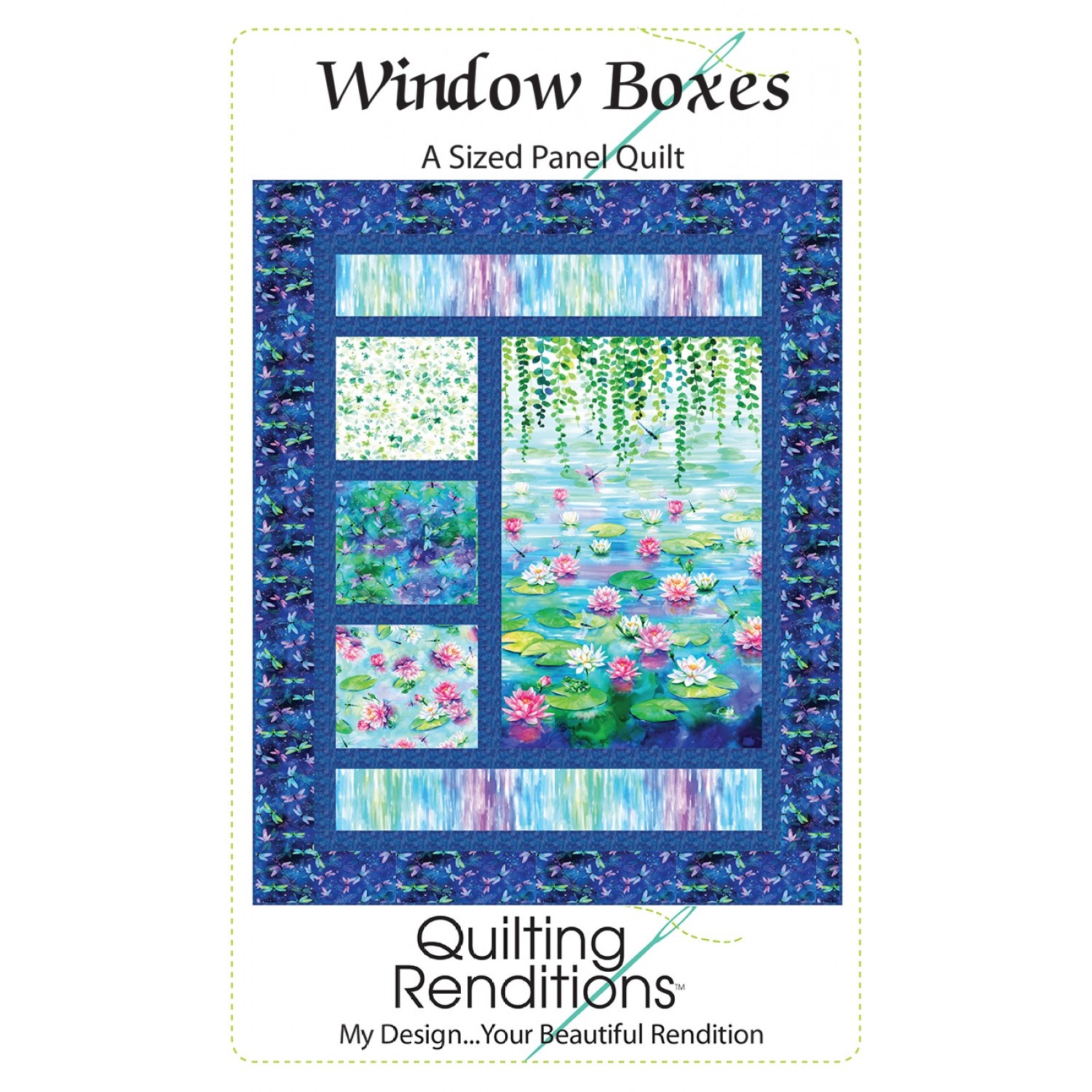 Window Boxes Quilt Pattern – Quilting Renditions – Kari Nichols ...
