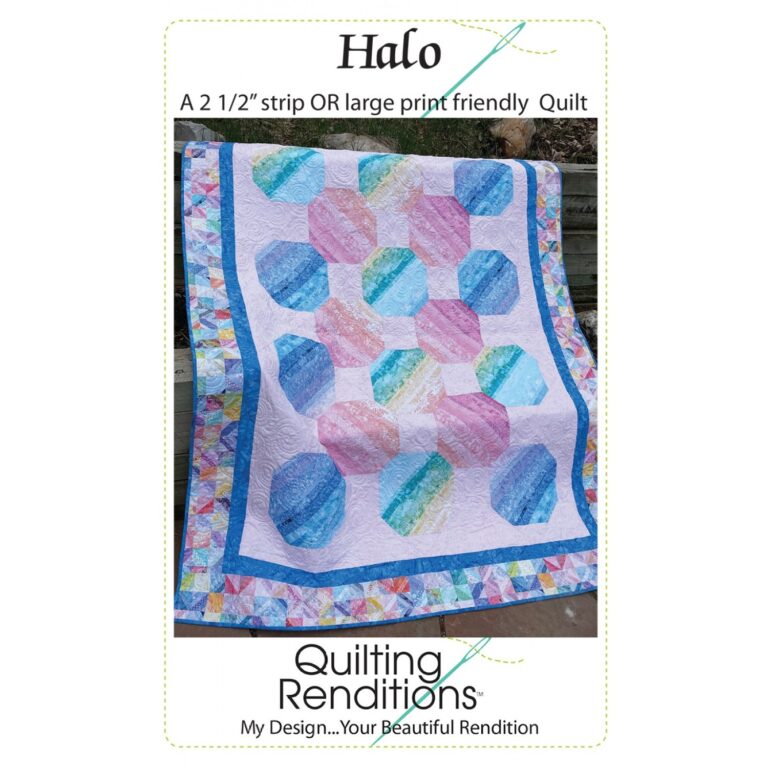 Halo Quilt Pattern – Quilting Renditions – Kari Nichols – CREEKSIDE QUILTS