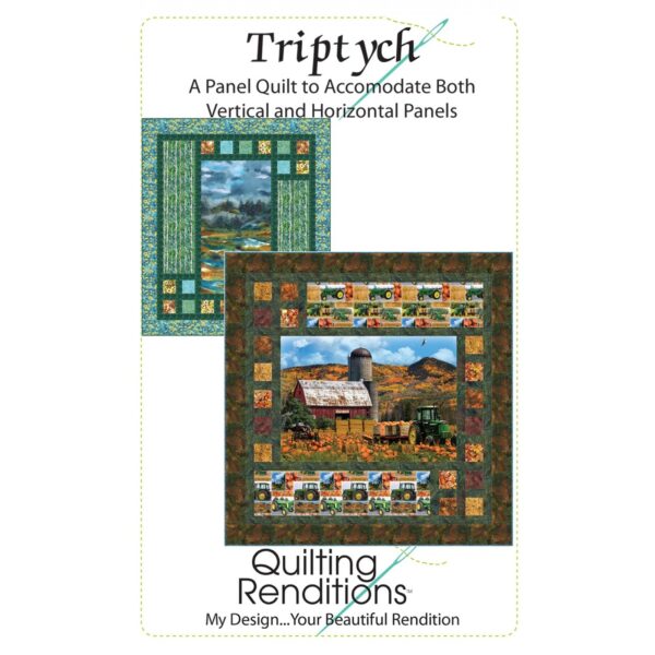 Triptych Quilt Pattern – Quilting Renditions – Kari Nichols – CREEKSIDE ...