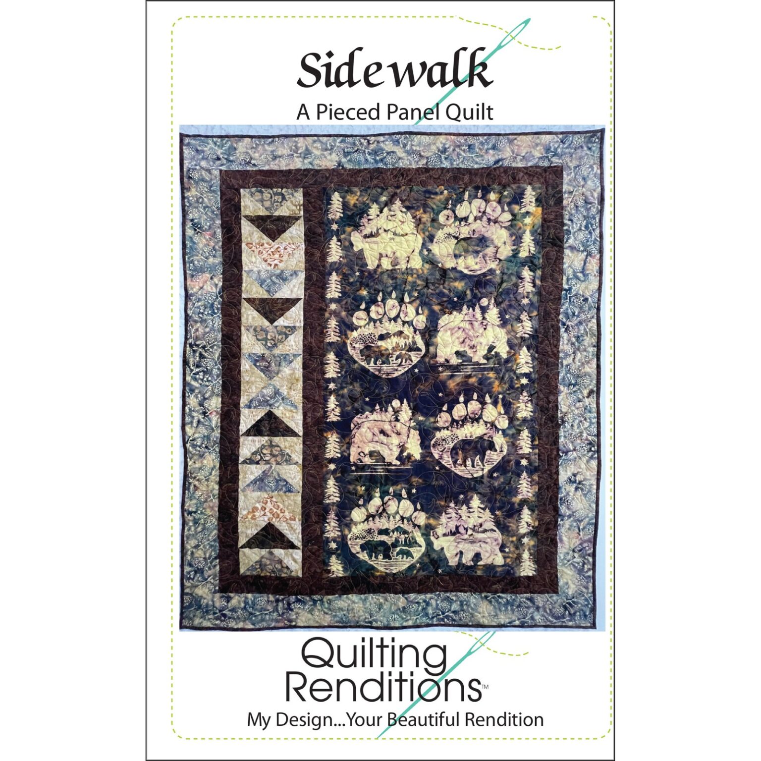 Sidewalk Quilt Pattern – Quilting Renditions – Kari Nichols – CREEKSIDE ...