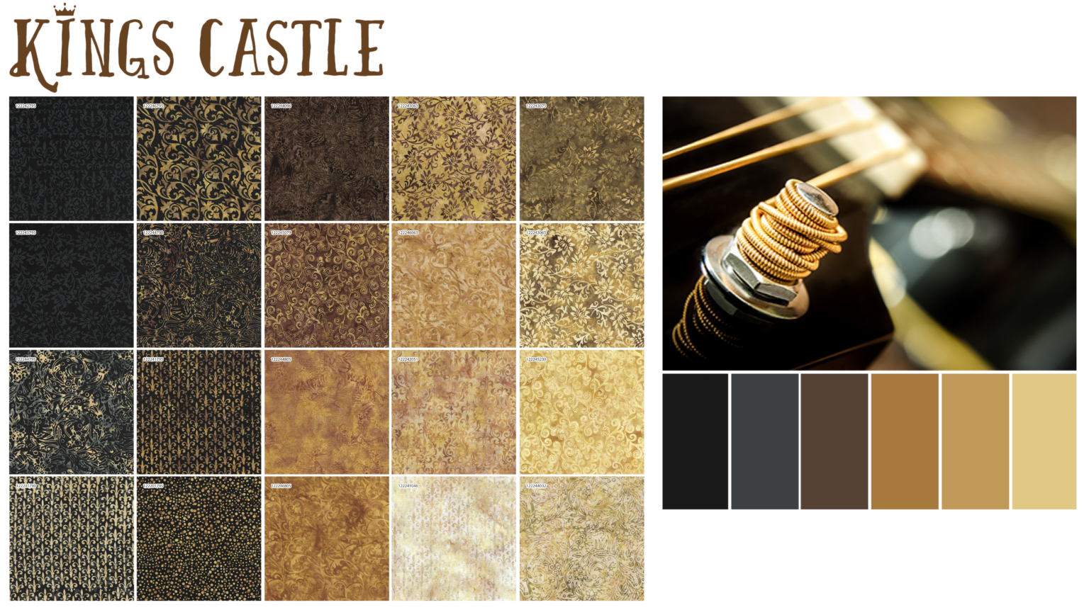 Island Batik – IB 122244795 – Black Outline Vine – Kings Castle ...