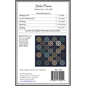 SOLAR FLARES Quilt Pattern – Chris Hoover – Whirligig Designs ...