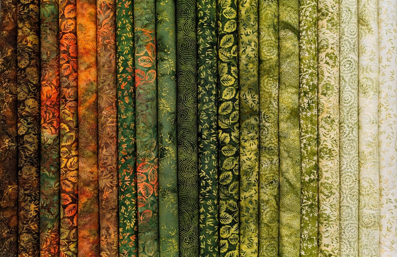 Island Batik – IB 2.5″ Strip Pack SP – Earthly Greens – CREEKSIDE QUILTS