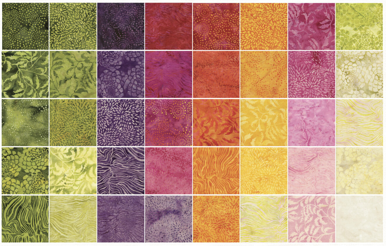 Island Batik – Full Bloom – Fat Quarter Bundle – 40 Fabrics – CREEKSIDE ...
