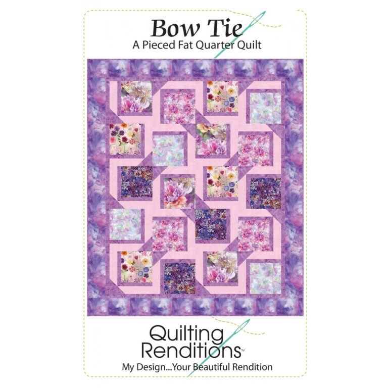 Bow Tie Quilt Pattern – Quilting Renditions – Kari Nichols – CREEKSIDE ...