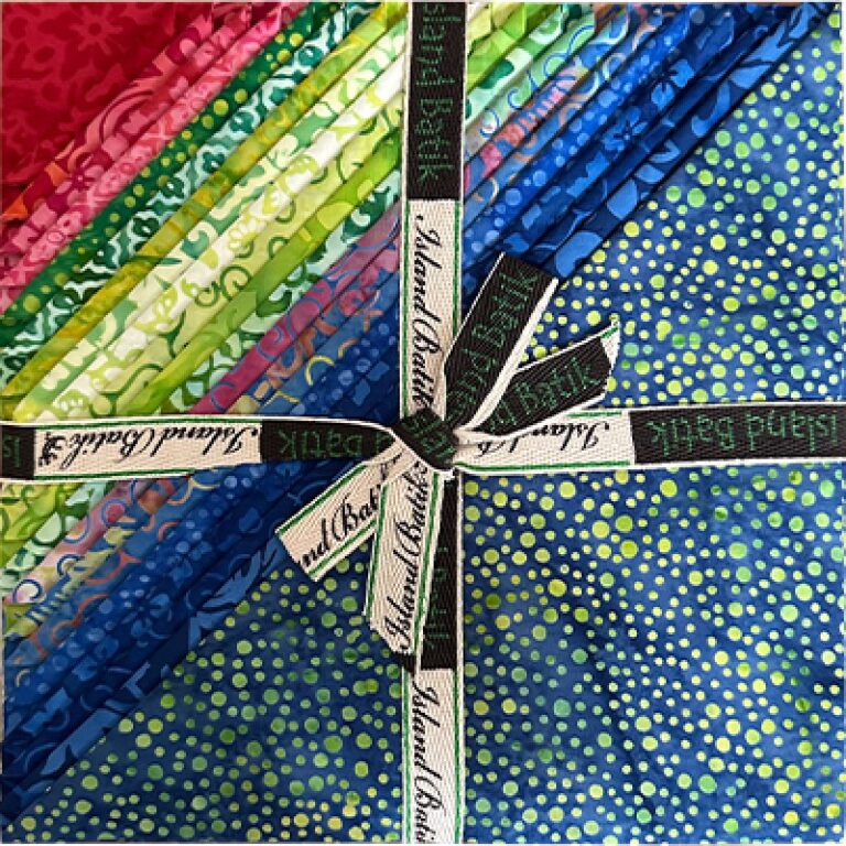 Island Batik – IB 10″ Fabric Stack ST – Ornate Gems – CREEKSIDE QUILTS