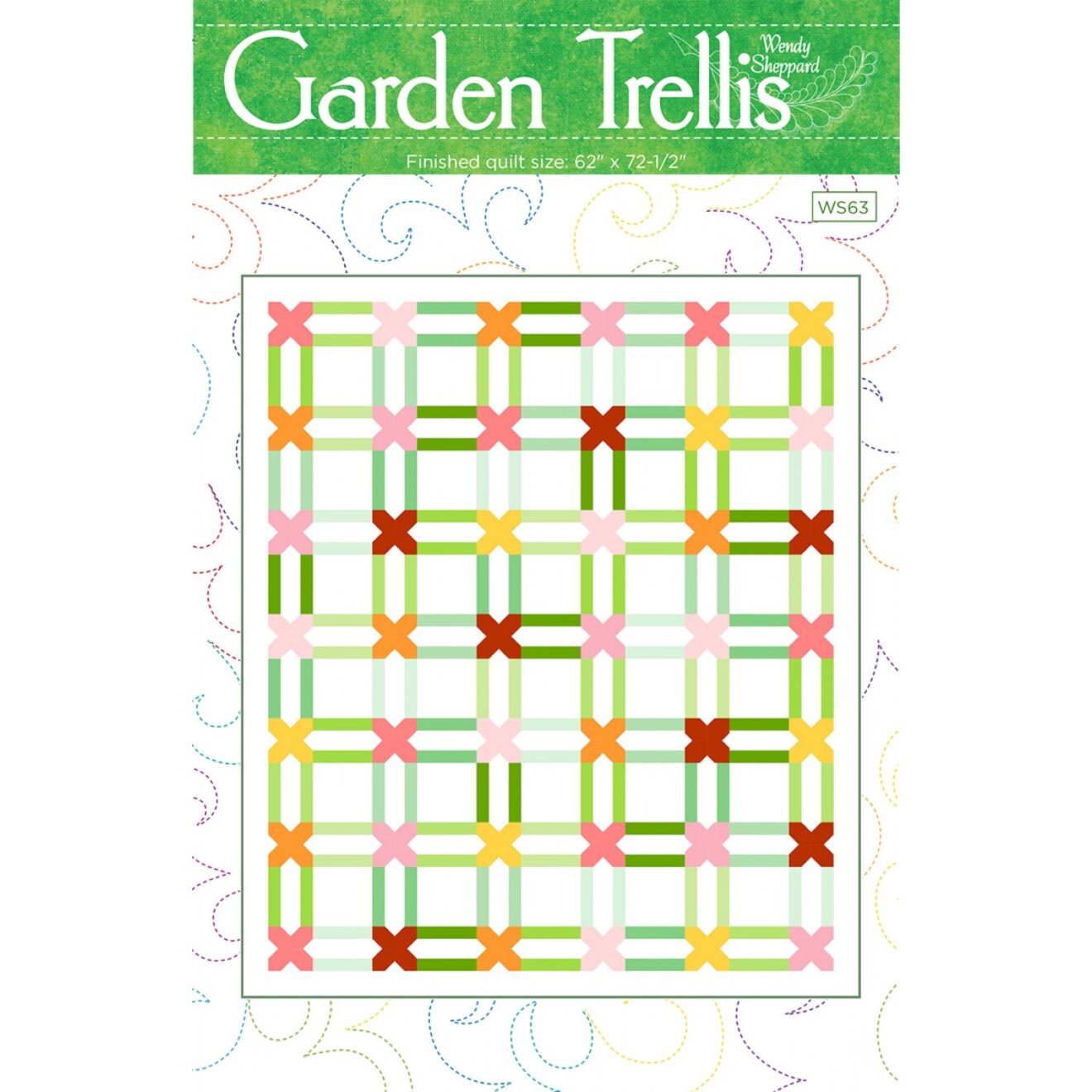 Garden Trellis Quilt Pattern – Wendy Sheppard – CREEKSIDE QUILTS