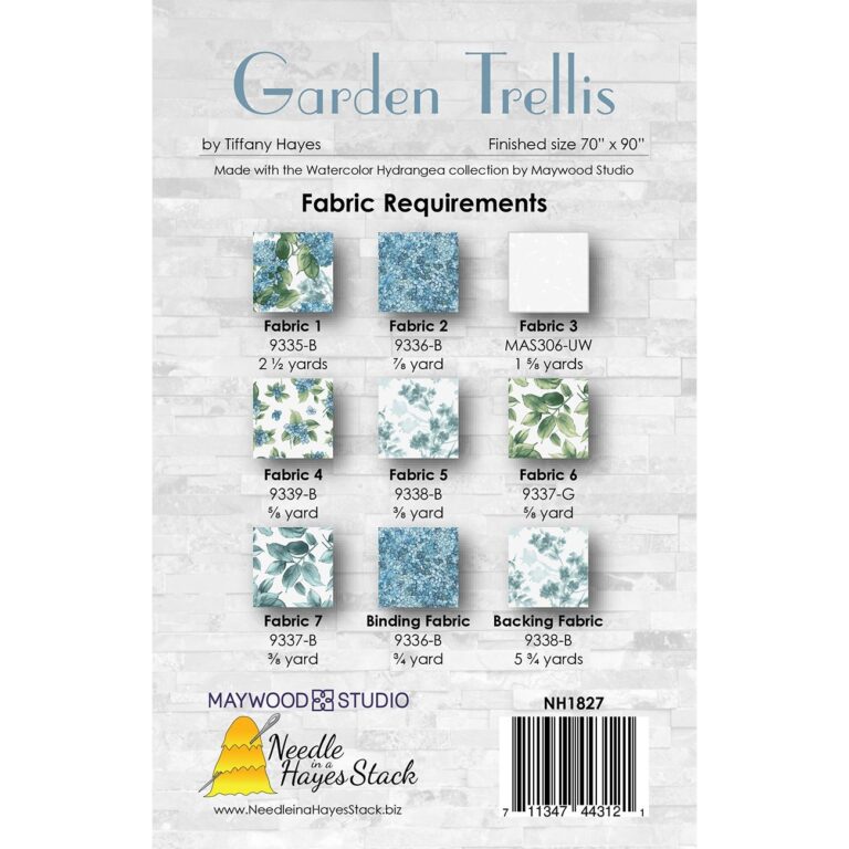 Garden Trellis Quilt Pattern – Needle In A Hayes Stack – Tiffany Hayes ...