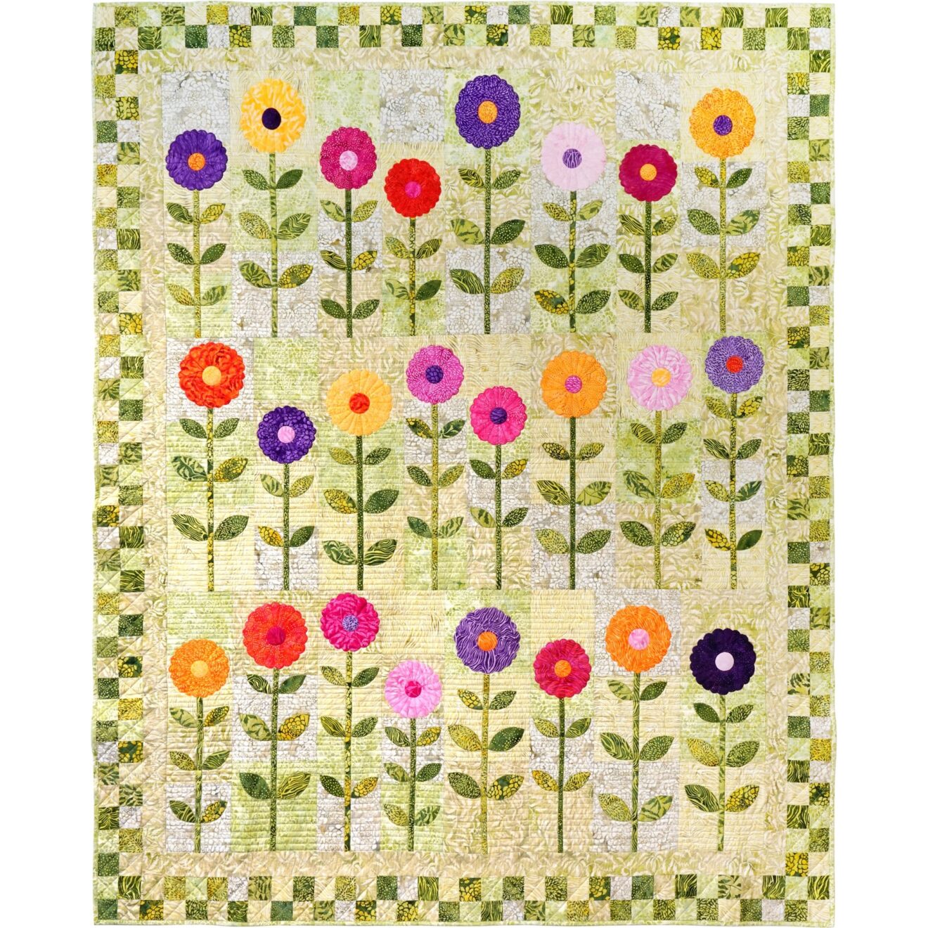 Garden Blooms Applique Quilt Kit – Barbara Persing – CREEKSIDE QUILTS