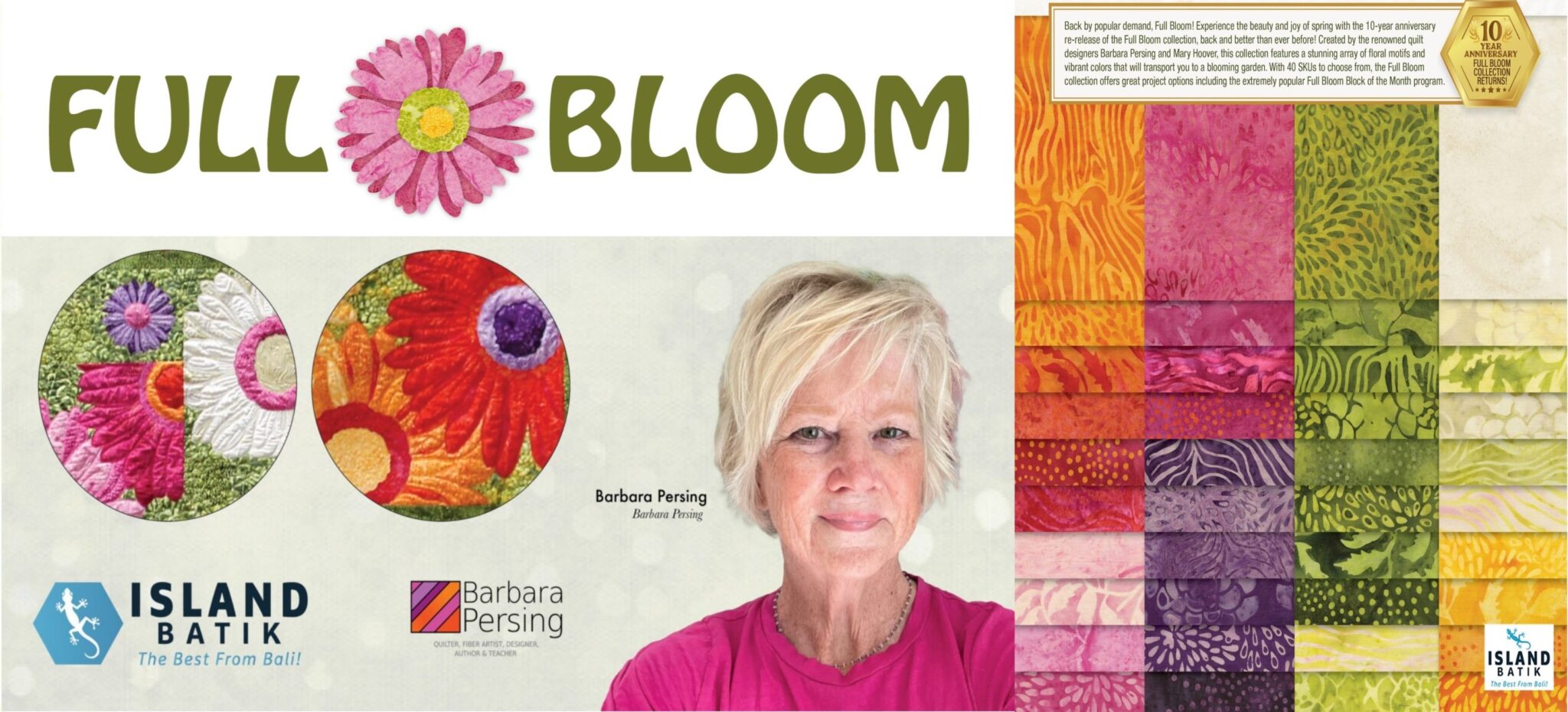 CREEKSIDE QUILTS – Batik Fabrics and Longarm Quilting