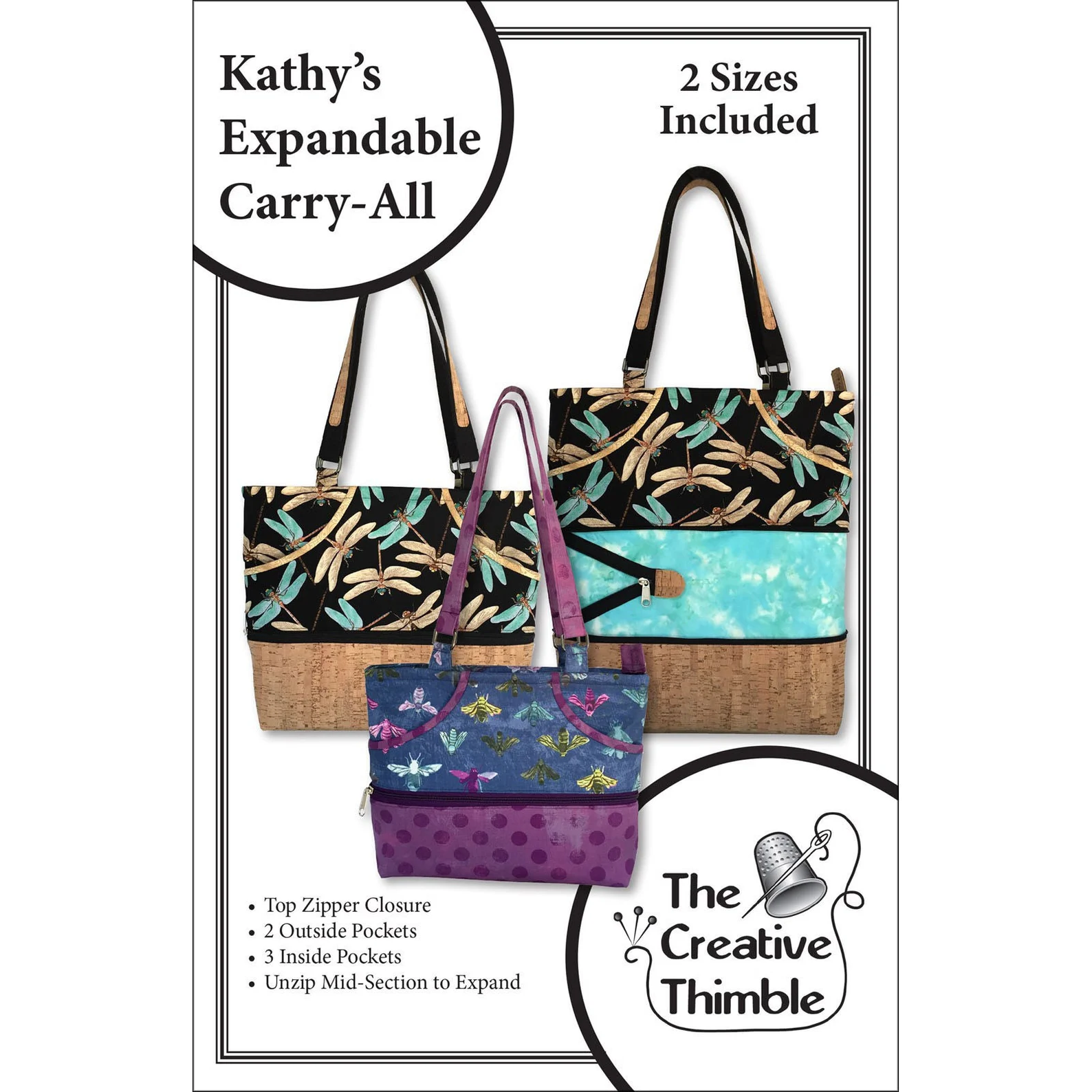 Kathy’s Expandable Carry-All Bag Sewing Pattern – Laura Martell – The ...
