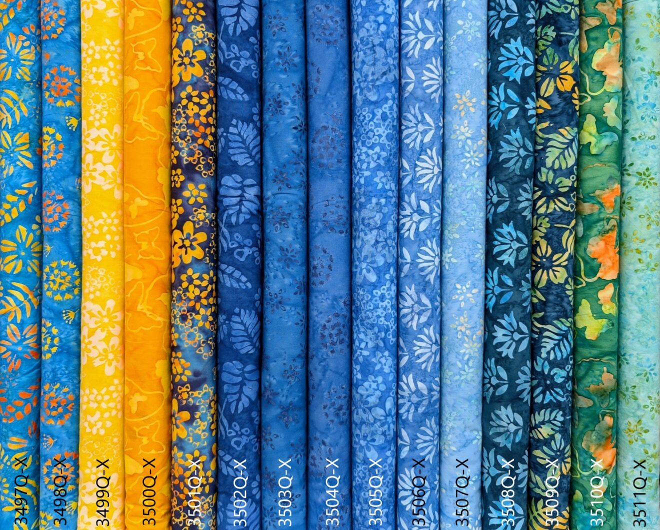 Anthology – 3501Q-X Ocean Star Garden – Beach Vibes – Batik Fabric ...