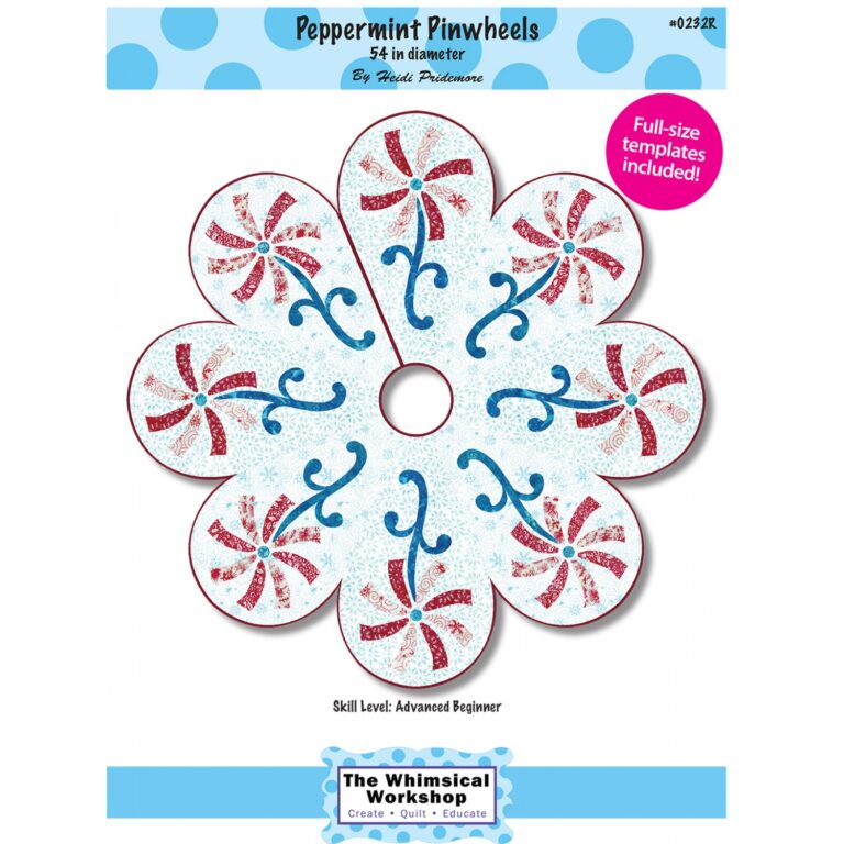 Peppermint Pinwheels Tree Skirt Pattern – Heidi Pridemore – Whimsical ...