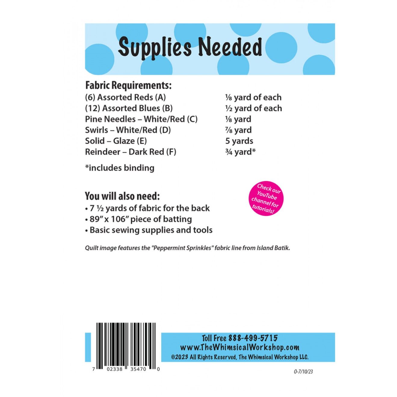 Lighting the Tree Quilt Pattern – Heidi Pridemore – Whimsical Workshop ...