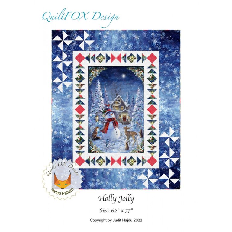Holly Jolly Quilt Pattern – QuiltFOX Design – Judit Hajdu – CREEKSIDE ...