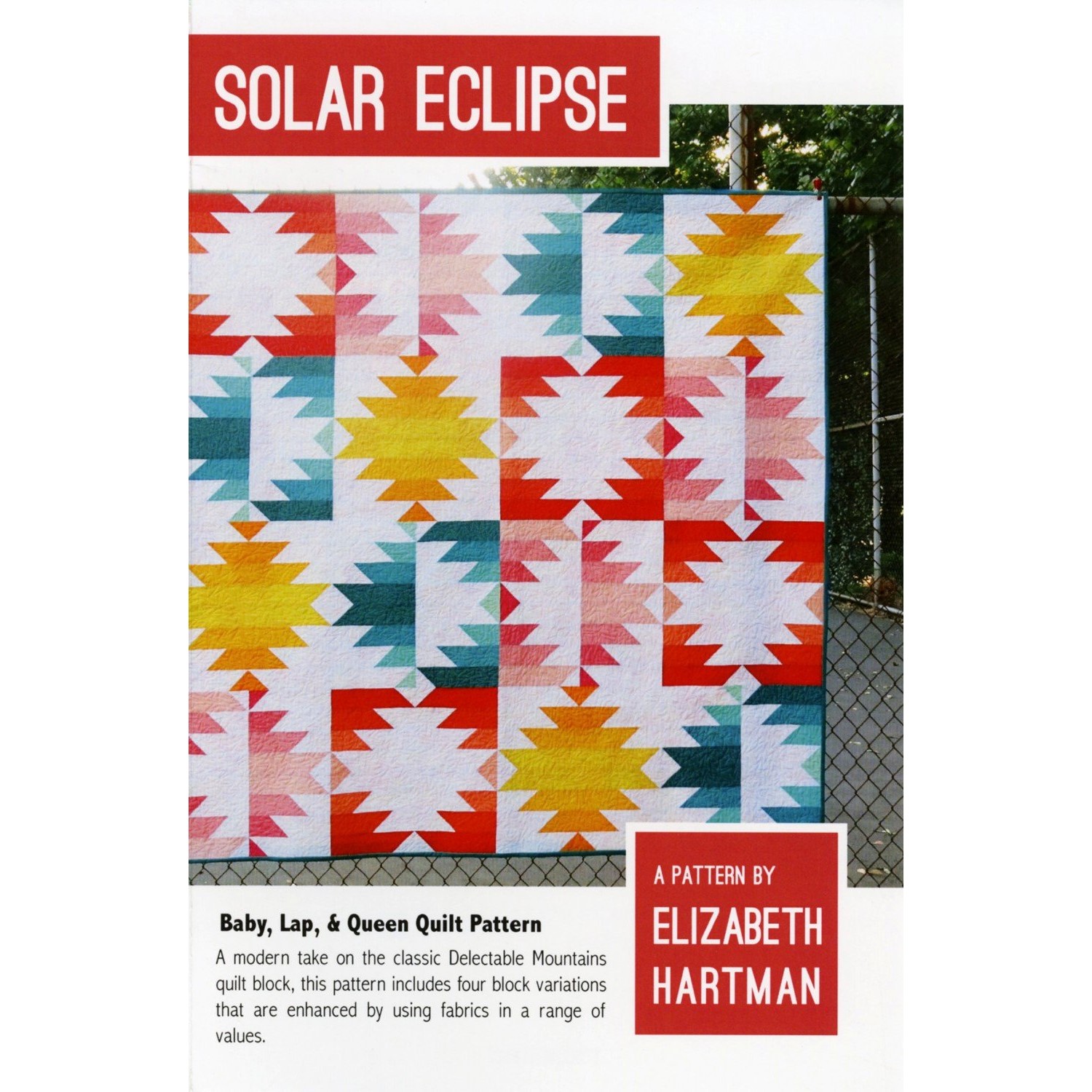 Solar Eclipse Quilt Pattern – Elizabeth Hartman – CREEKSIDE QUILTS