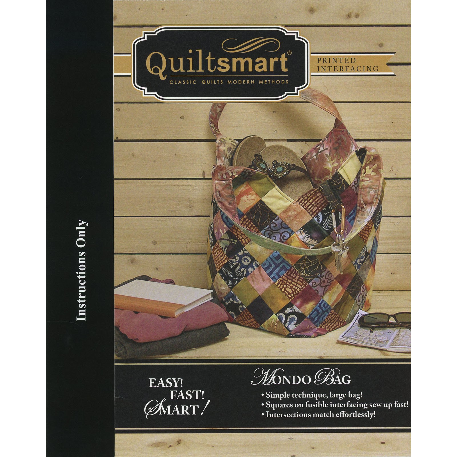 MONDO BAG Pattern – Quiltsmart – Instructions Only – Interfacing Not ...